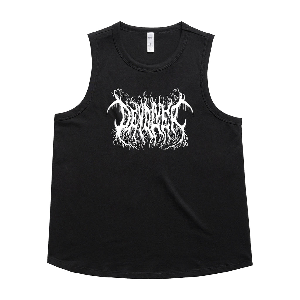 Devolver Black Metal Logo (2020) Tank (Black) – Devolver Digital