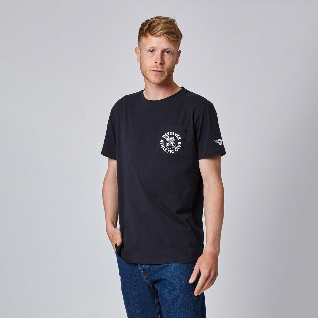 DAC Pocket T-Shirt (Navy) – Devolver Digital