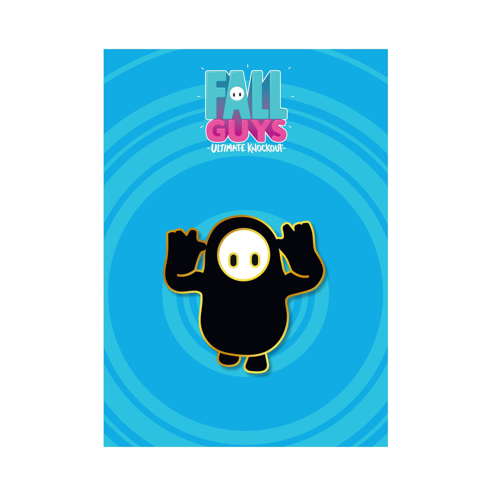 Fall Guys Pin (Black) – Devolver Digital