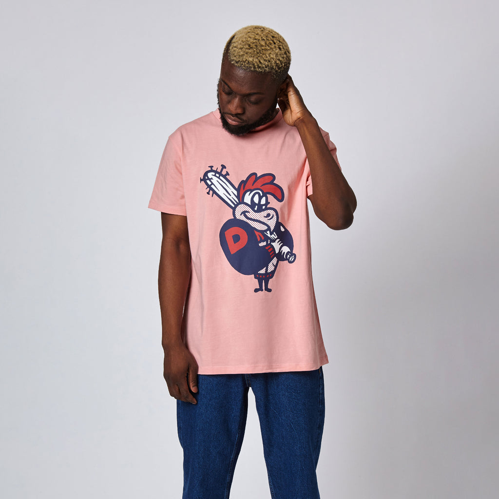 DAC Rooster T-Shirt (Vintage Pink) – Devolver Digital