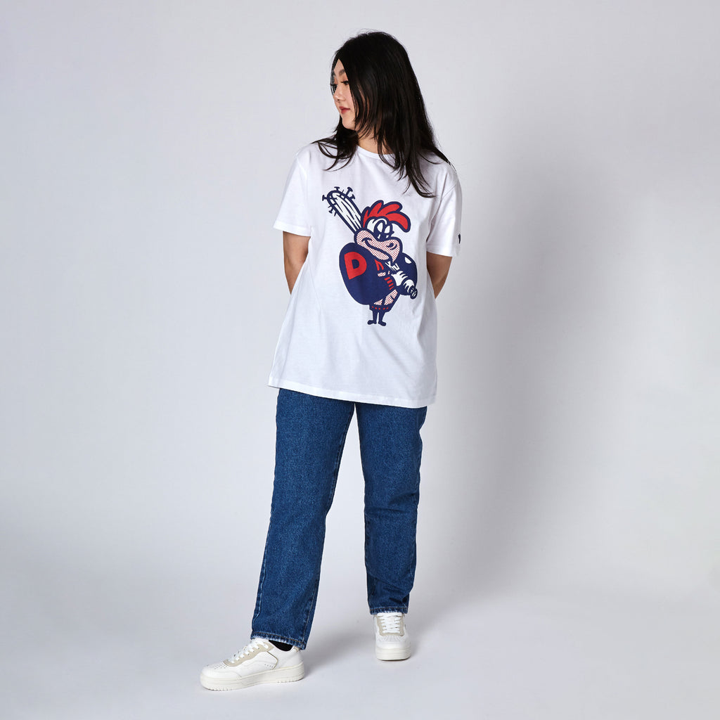 DAC Rooster T-Shirt (Crisp White) – Devolver Digital